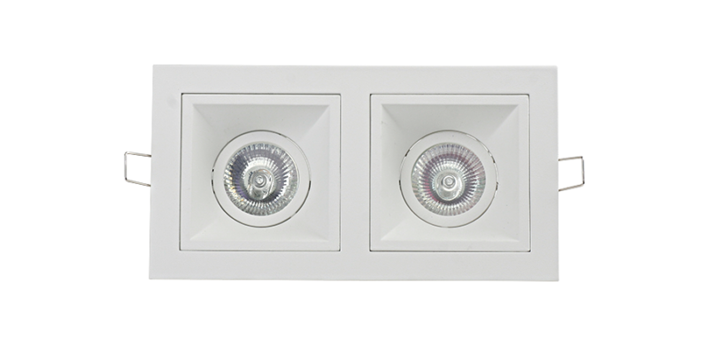 Double Head Tiltable Downlight Trim KT6351-2 | Ketai Lighting