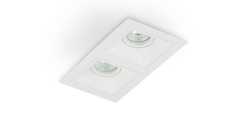 Double Head Tiltable Downlight Trim KT6351-2 | Ketai Lighting