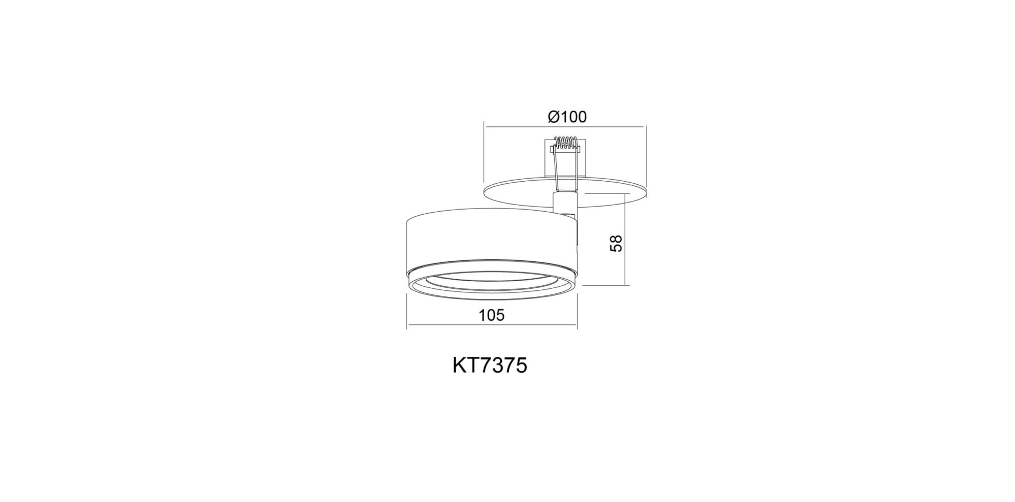 OSLO Series-Recessed fixed downlight - Ketai Industrial Lighting Company